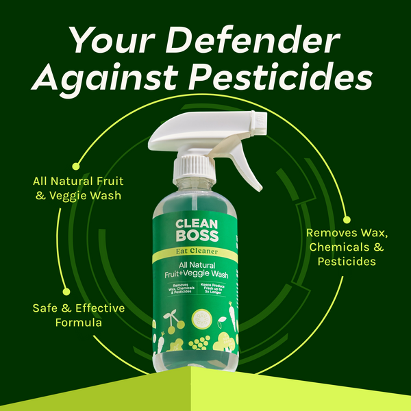 Eat Cleaner All Natural Fruit & Veggie Wash 12 oz. Spray | Clean Boss ...