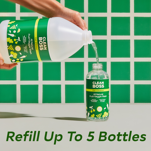 Eat Cleaner Fruit and Vegetable Wash Refill Jug | Clean Boss - CleanBoss